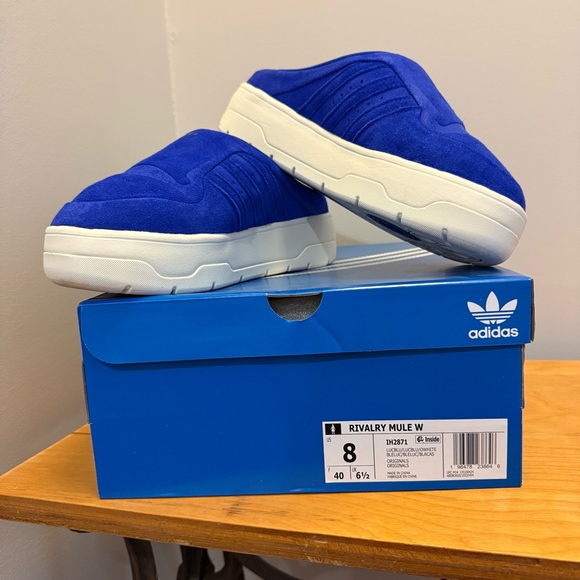 adidas | Shoes | Adidas Royal Blue Rivalry Mule Shoes | Poshmark